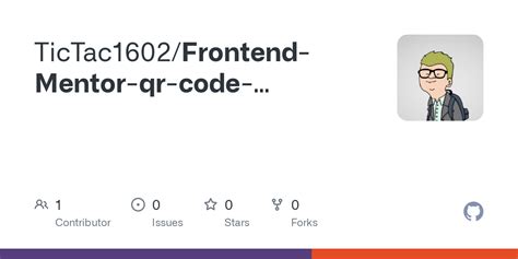 Github Tictac1602frontend Mentor Qr Code Component