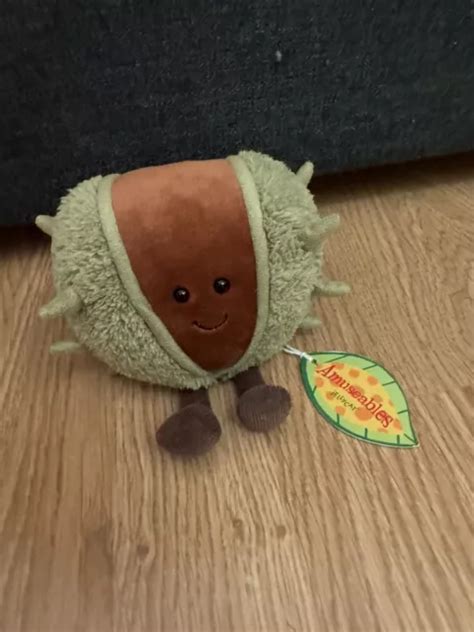Jellycat Amuseables Conker Autumn Genuine Jelly Cat Plush Soft Toy Bnwt