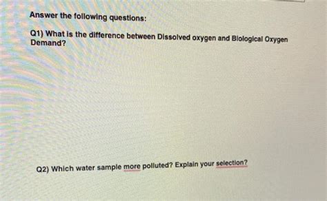 Solved Answer The Following Questions Q1 What Is The Chegg