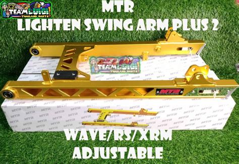 MTR LIGHTEN SWING ARM PLUS PROTOTYPE ADJUSTABLE FOR WAVE RS XRM THAILAND MADE GOLD Lazada PH