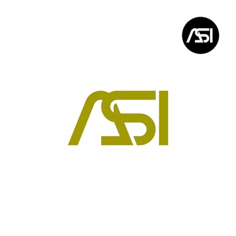 Premium Vector Letter Asi Monogram Logo Design