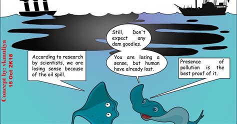 Vishal K Muliya Scientoon Based On “effect Of The Oil Spill On Sense