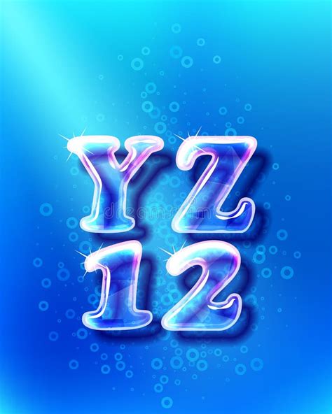 Glass Font Letters Stock Illustrations 4030 Glass Font Letters Stock