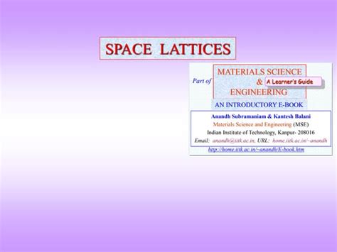 Lattice Ppt