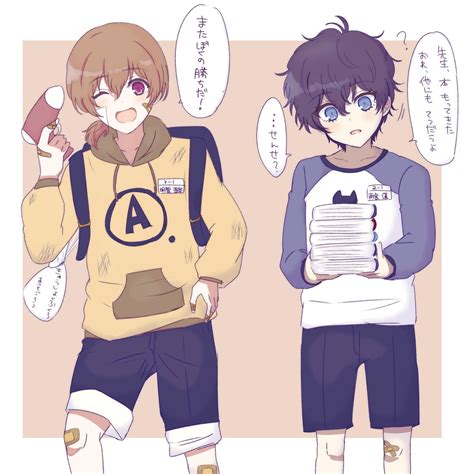 「ショタ明智とぺごくん🐰🐱 」🦀たろうの漫画