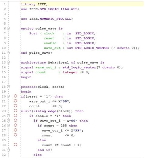 Solved I Want Testbench For This Square Waveform Pulse
