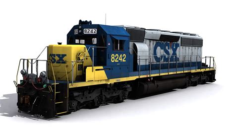 Csx Bright Future Sd40 2 Virtual Railroad Mods