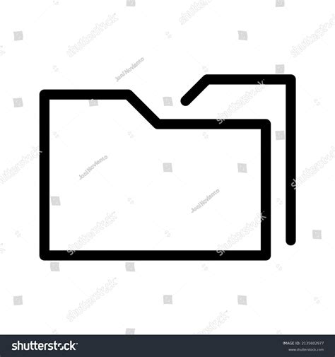 Simple Folder Icon Design Vector Illustration Stock Vector Royalty Free Shutterstock