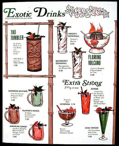 Kitschy Living Tiki Cocktails Tiki Bar Tiki Drinks