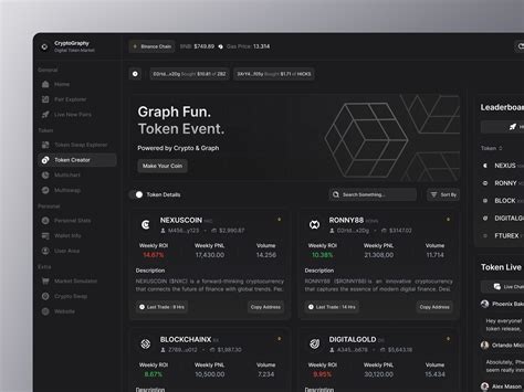 Cryptography Web3 Dex Dashboard Token Creator By Teguh Irvan Ariyanto