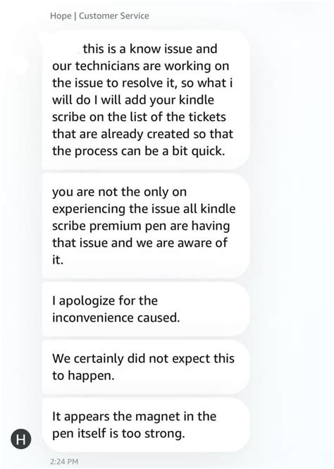 premium pen writing while hovering known issue because of magnet being
