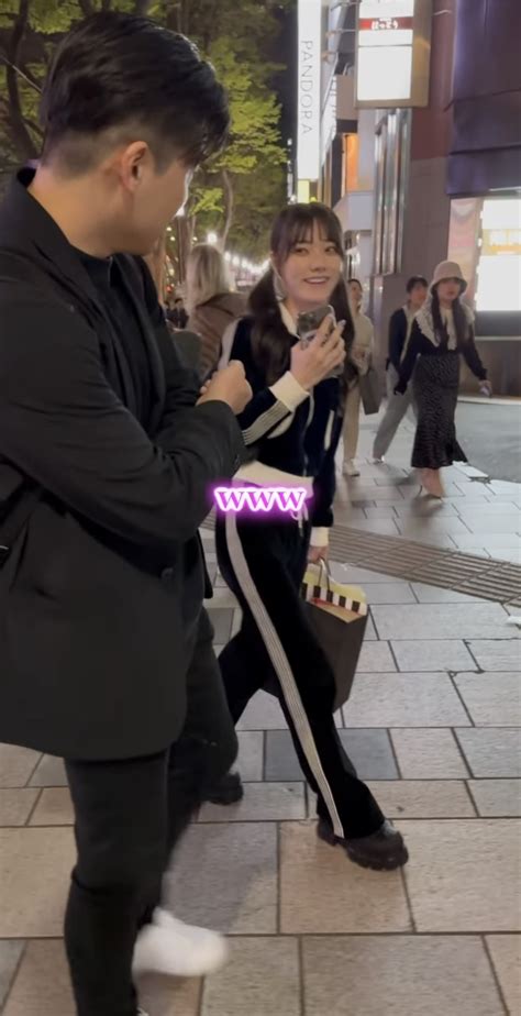 길거리에서 사진촬영 요청받는 Av배우 Avdbs