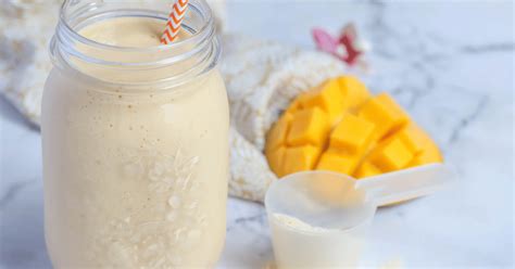 Mango Vanilla Protein Power Smoothie Farmacy Counter