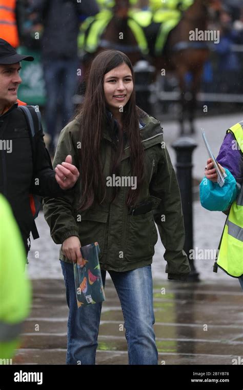 Mya Rose Craig Arrives For The Bristol Youth Strike 4 Climate Protest