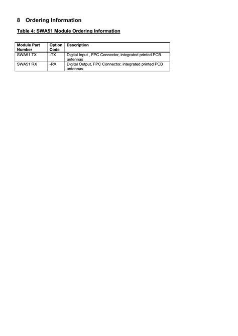Rayson Technology SWA51 SWA51 5GHz Wireless Module User Manual Rev 2
