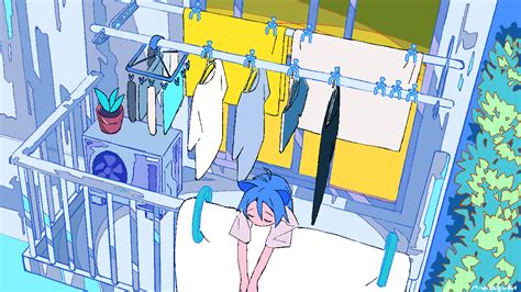 Safebooru 1girl Air Conditioner Animal Ears Animated Animated 