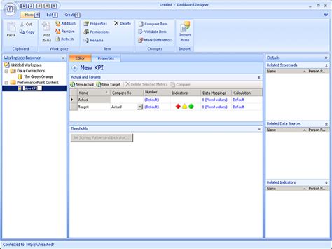 Creating A Project Kpi By Using Performancepoint Business Esolution