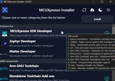 Installation MCUXpresso SDK Documentation