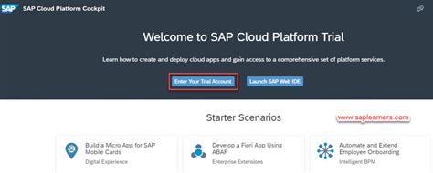 How To Setup ABAP Environment In SAP Cloud Platform