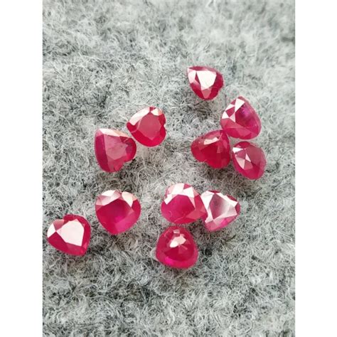 Heart Shape Natural Ruby Gemstone At 250000 Inr In Jaipur Kanav Gems