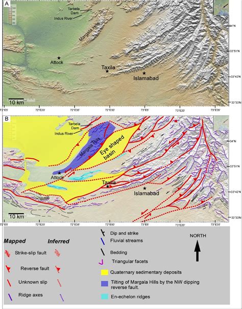 Google Terrain Map Indicating Sites Red Dots Where Ambient Noise