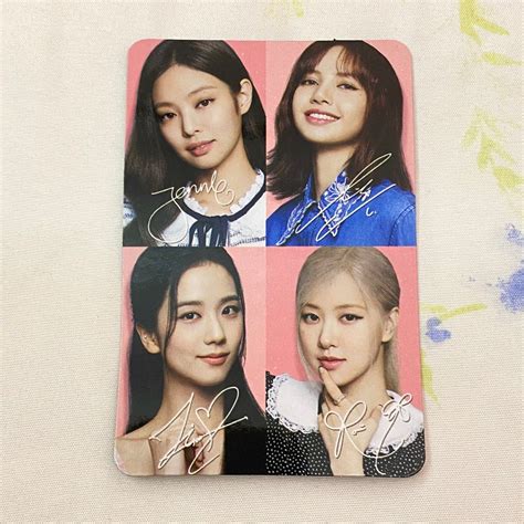 Wts Blackpink Oreo Pc Group 05 Bp Jisoo Jennie Rose Lisa Hobbies