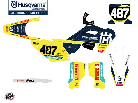 kit déco motocross husqvarna replica team rbike k Kutvek