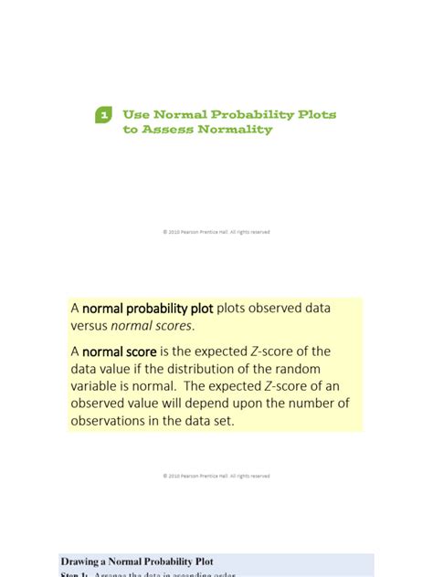 Normality Plot Pdf Standard Score Normal Distribution