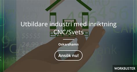 Utbildare Industri Med Inriktning CNC Svets YrkesAkademin AB