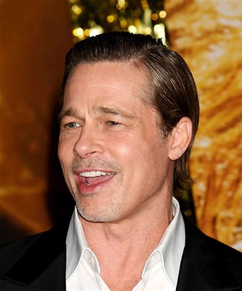 Brad Pitt Short Sleek Haircut Hairstyles By