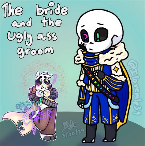 The Bride And The Ugly Ahh Groom By Ilovemlp39 On Deviantart