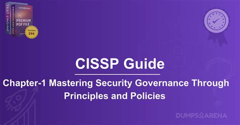 cissp guide chapter 1 mastering security governance through