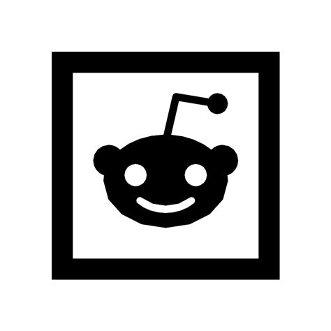 Reddit Square Vector SVG Icon SVG Repo