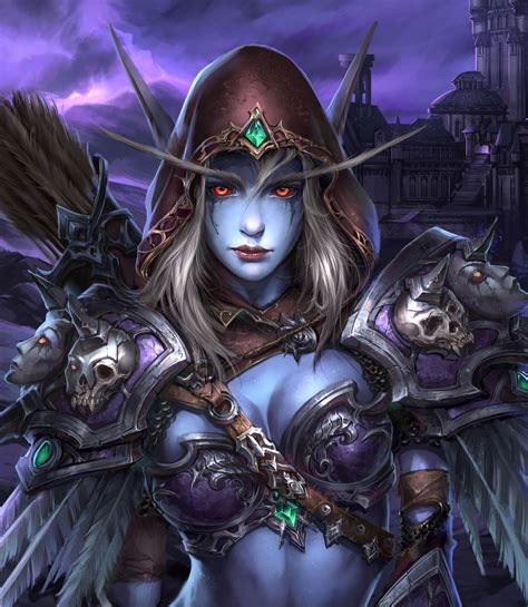 Sylvanas Windrunner In Lordaeron By Zhang Wenmo Warcraft Art World