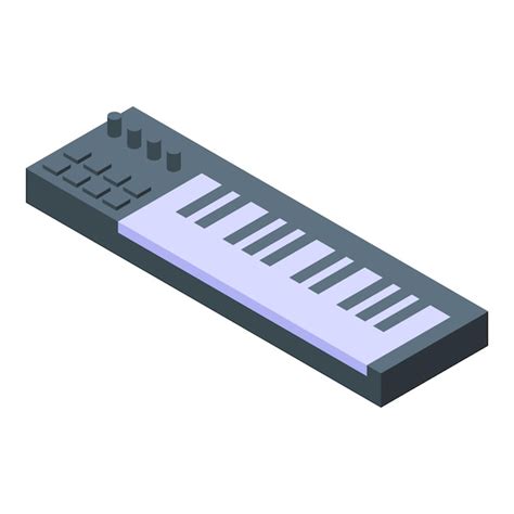 Premium Vector Modern Synthesizer Showing Keys For Playing Music
