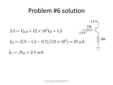 Voltage Divider Bias Circuit Dept Of Ece Anits Ppt
