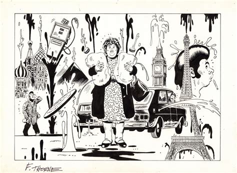 Oil By Thorne In Greg Mckees Frank Thorne Comic Art Gallery Room