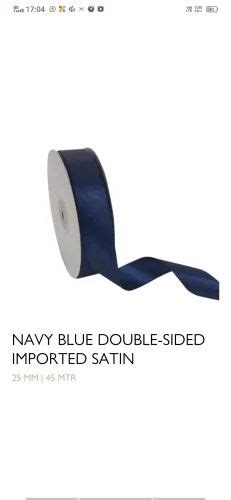 White Plain Double Faced Satin Ribbon At Roll In Mumbai ID