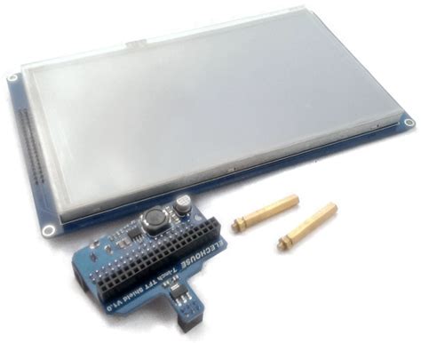 7 tft screen x1 tft shield for arduino x1 copper pillar x2