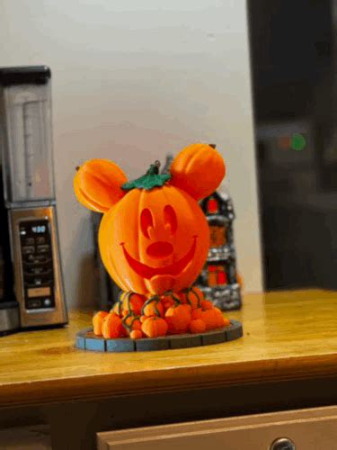 Mickey Pumpkin Remixed By Modernmagician Makerworld Download Free 3d Models