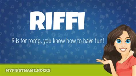 Riffi First Name Personality & Popularity