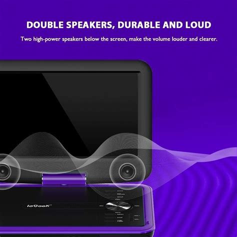 [c4430] iegeek 11 5 portable dvd player with sd card usb port 5 hour