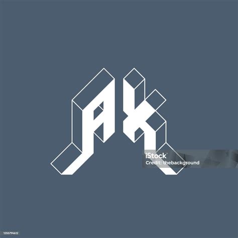 A 和 X 單字或標誌用於設計的等軸測 3d 字體卷字母表ax 原件字母向量圖形及更多外型圖片 外型 字母x 幾何圖形 Istock