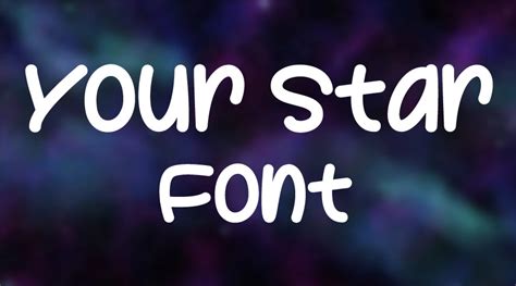 Star Font Free Fonts Vault