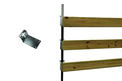 T Post Bracket 3 Vertical 4 Pack Electric Fence Light