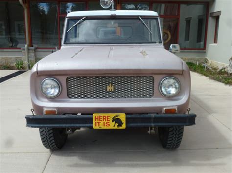 Where I 17 And I 40 Meet An Original 65 Scout 80 For Sale In