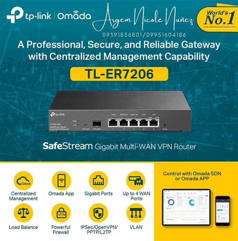 Tp Link Tl Er Safestream Gigabit Multi Wan Vpn Router Computers Tech Parts Accessories