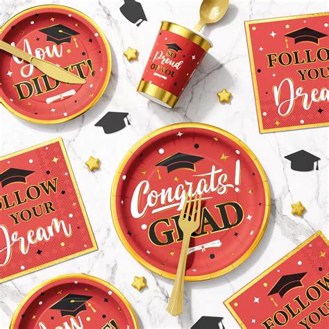 2023 Graduation Party Decoration Supplies 175 Pcs Congrats Grad