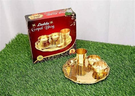 Parik Enterprises Laddu Gopal Ji Bhog Thali Brass Price In India Buy