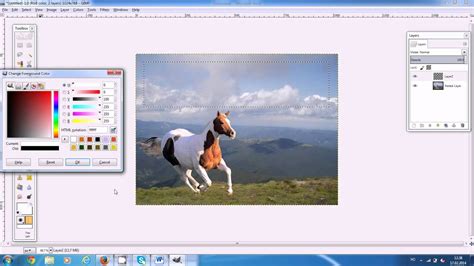 How To Make A Layout With GIMP For Howrse YouTube